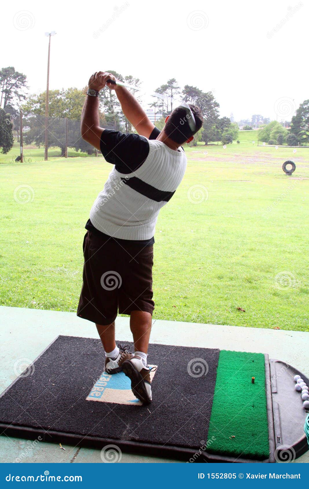 Driving Range Golfer Royalty-Free Stock Photography | CartoonDealer.com ...