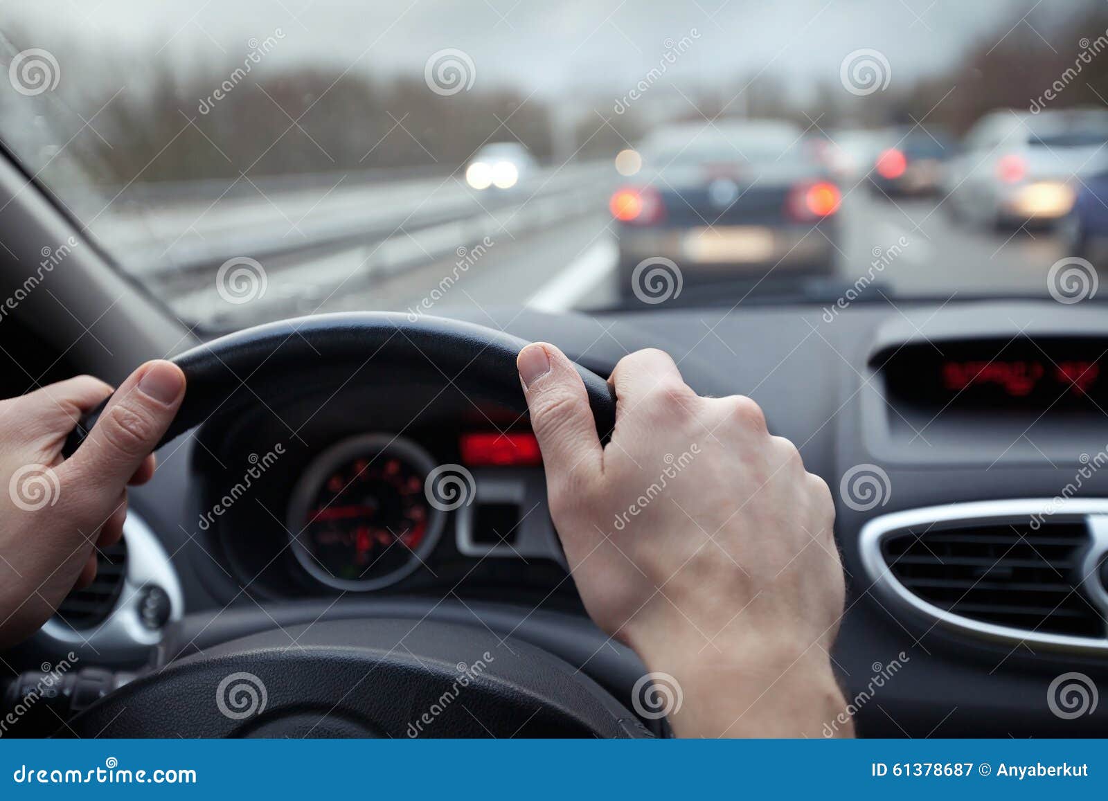 Driving safely stock image. Image of control, road, close - 61378687