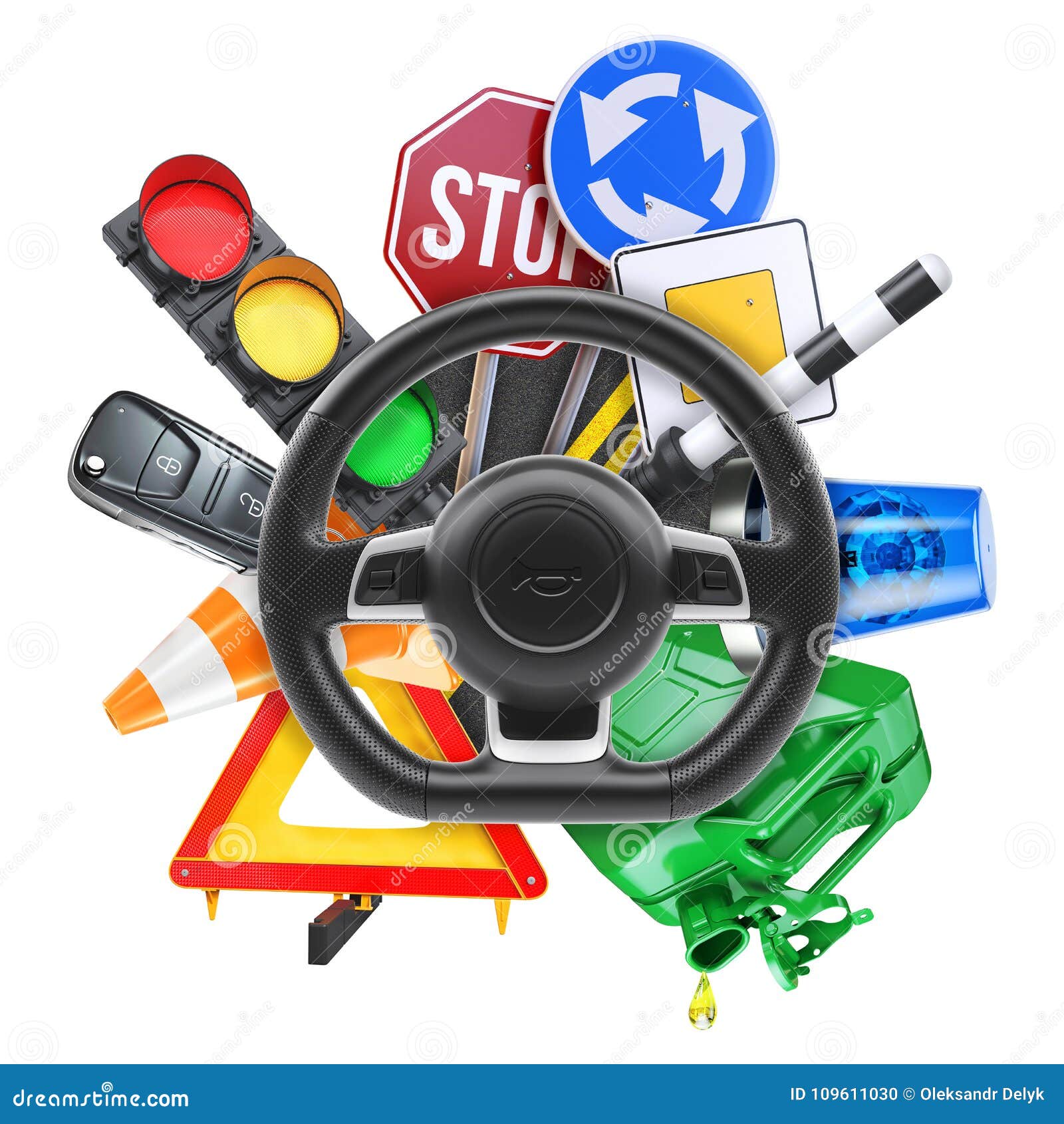 Driving School Like Learner Driver Plate Vector Illustration ...