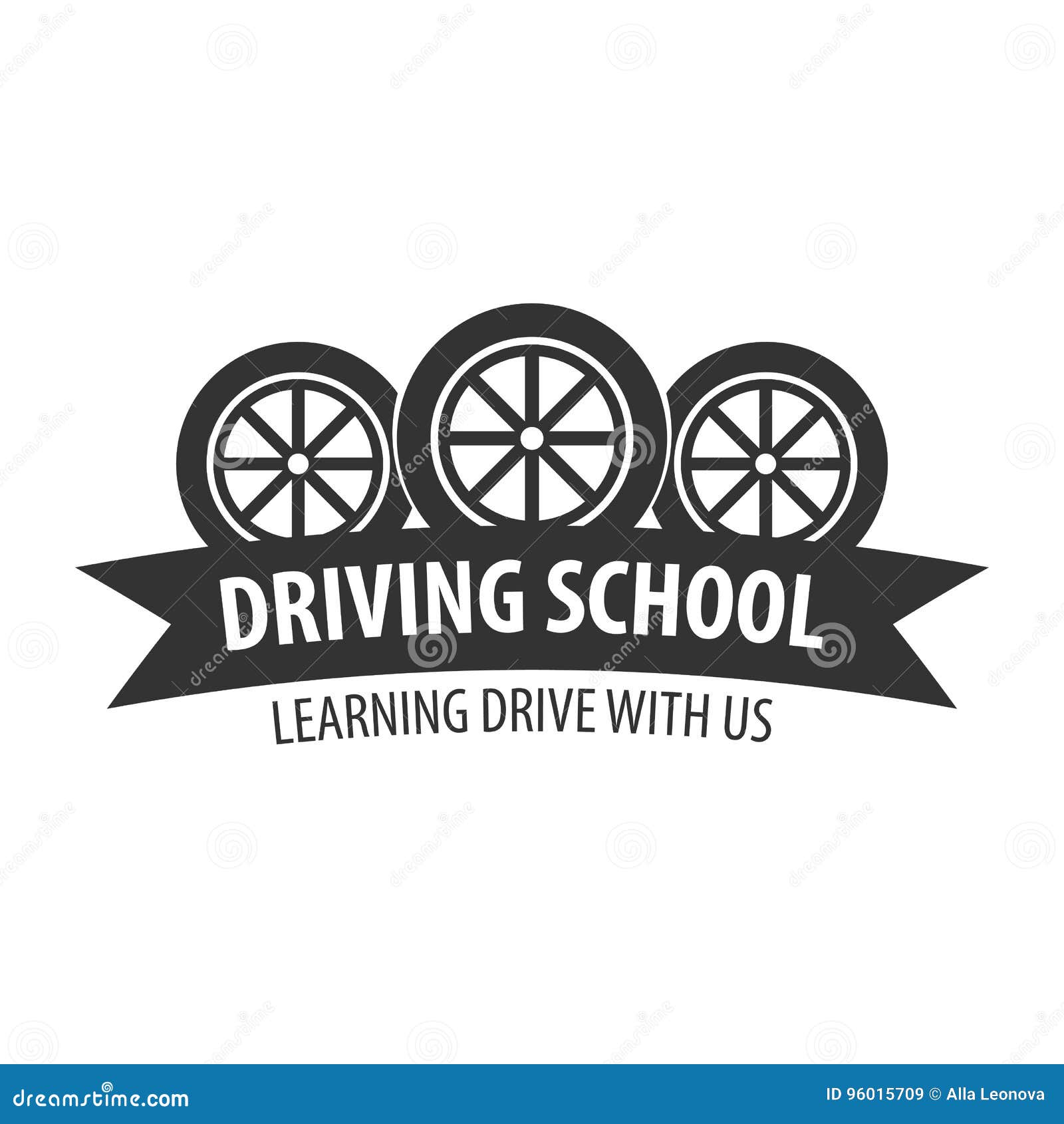 Driving School Logo and Emblem Template. Auto Education. Vector ...