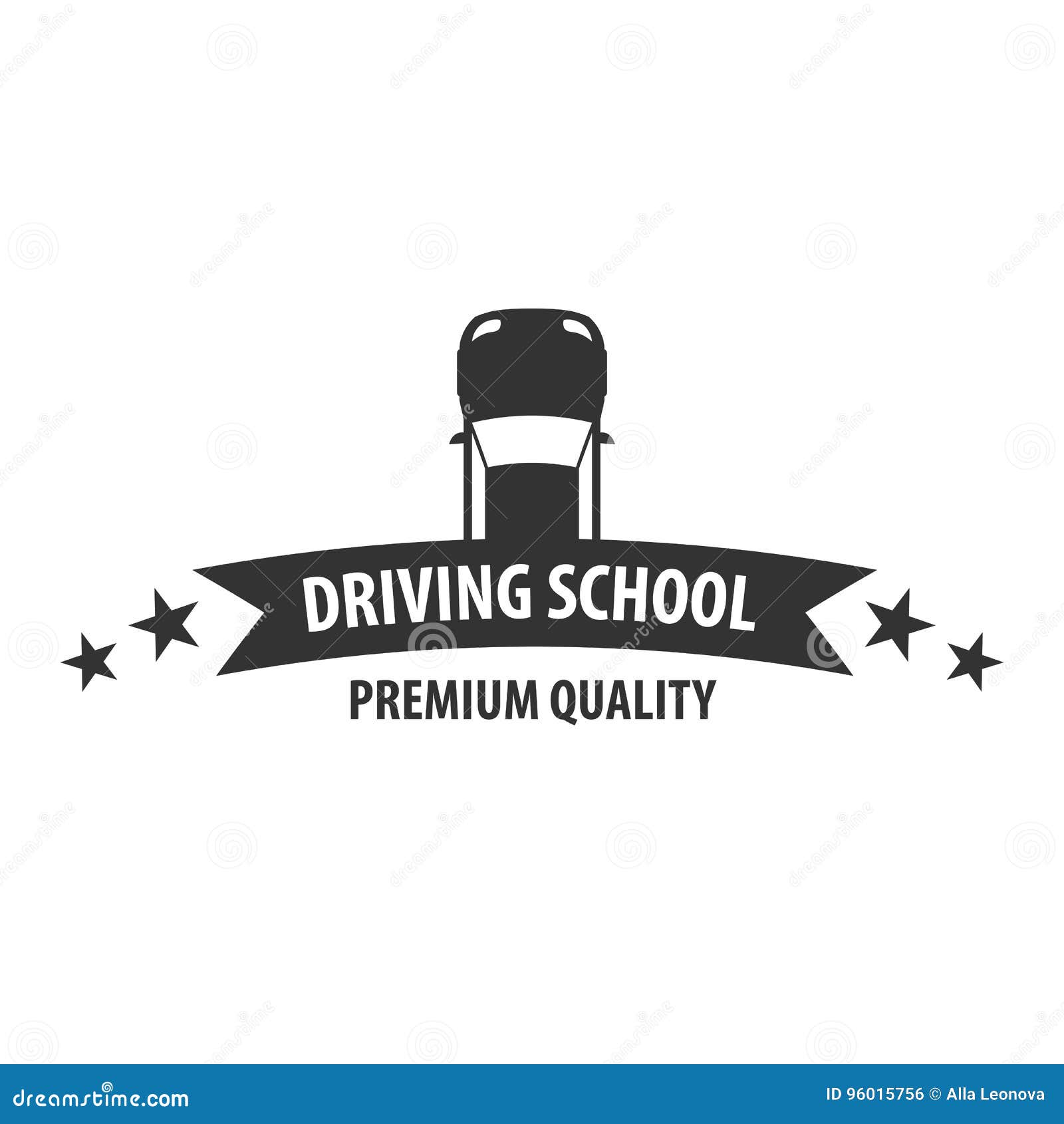 Driving School Logo and Emblem Template. Auto Education. Vector ...