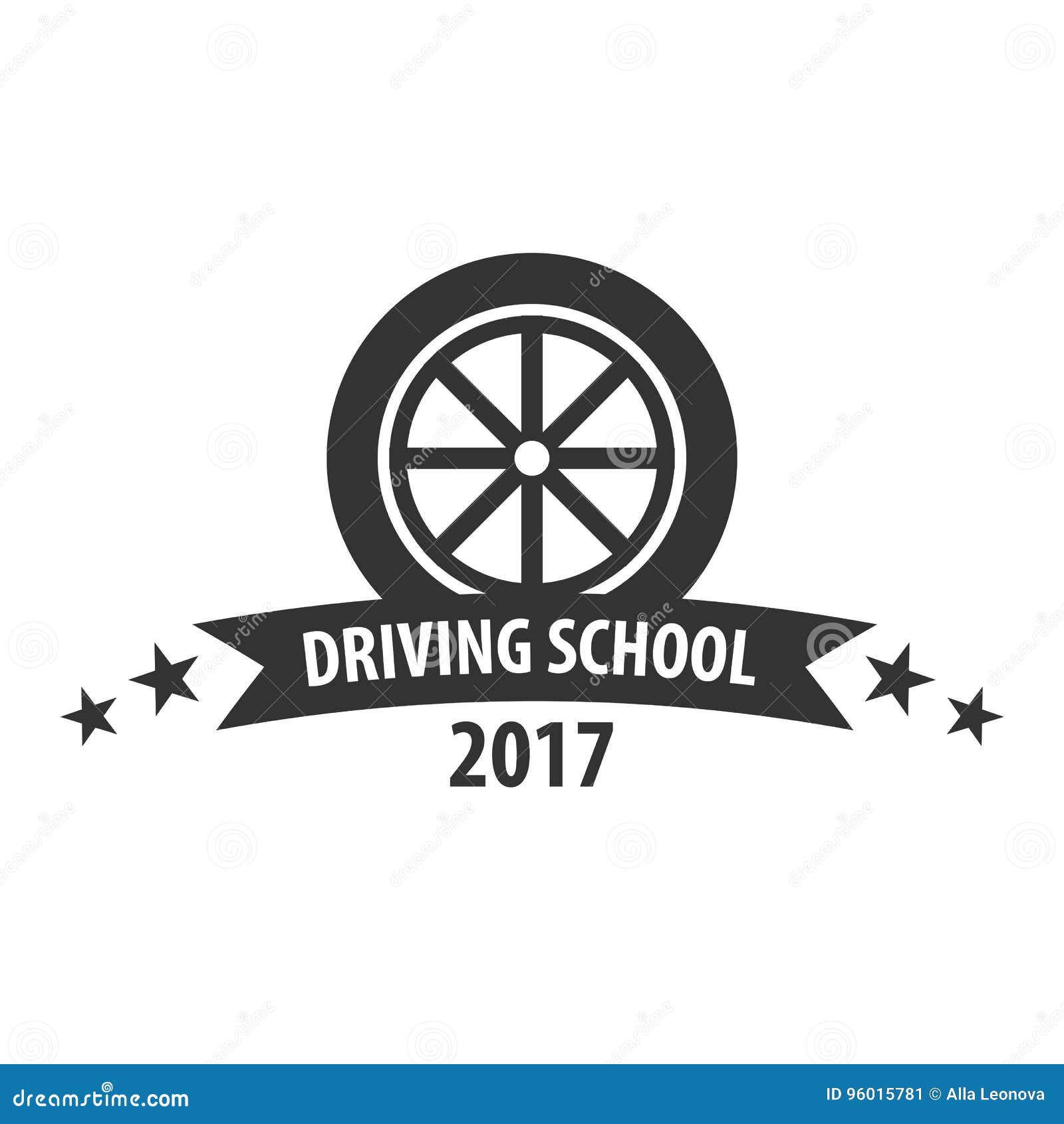 Driving School Logo and Emblem Template. Auto Education. Vector ...