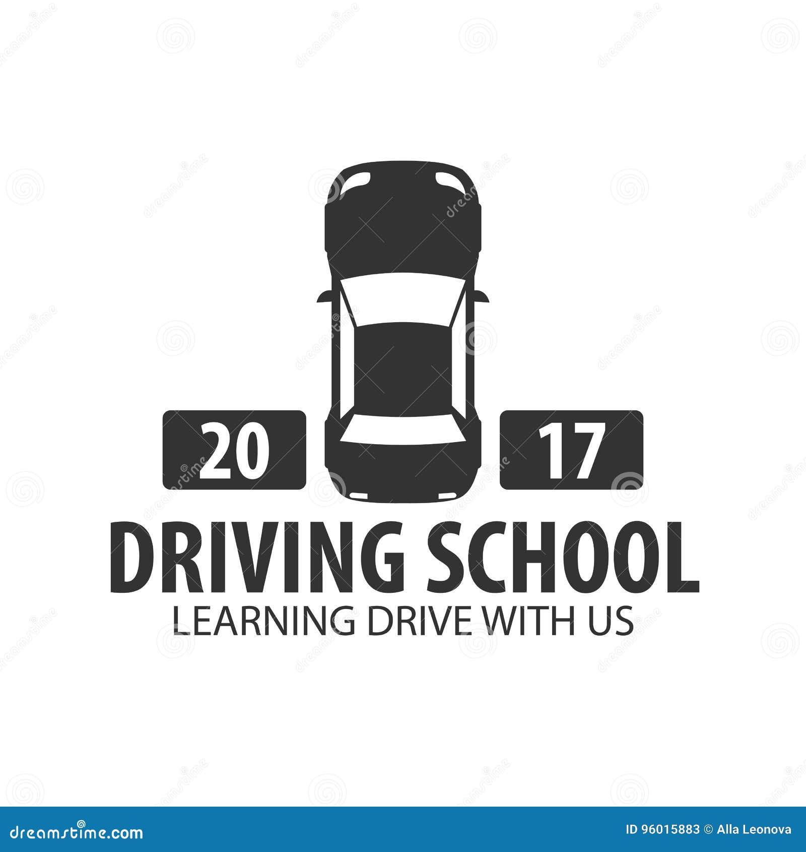 Driving School Logo and Emblem Template. Auto Education. Vector ...