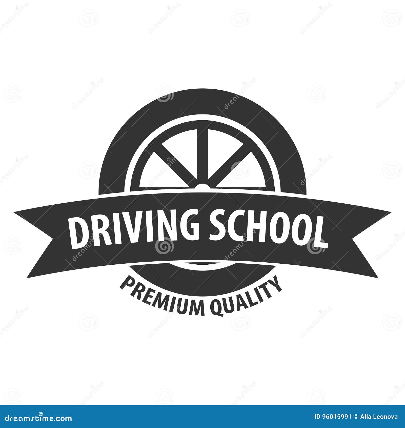 Driving School Logo and Emblem Template. Auto Education. Vector ...