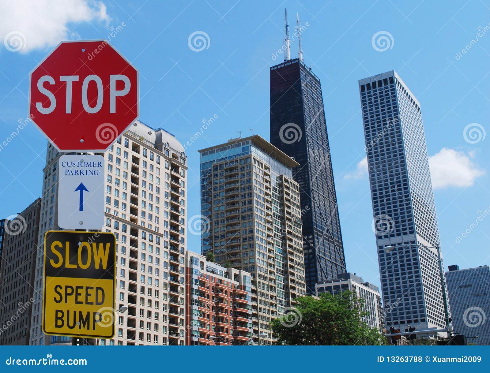 Driving sign at downtown stock photo. Image of arrow - 13263788