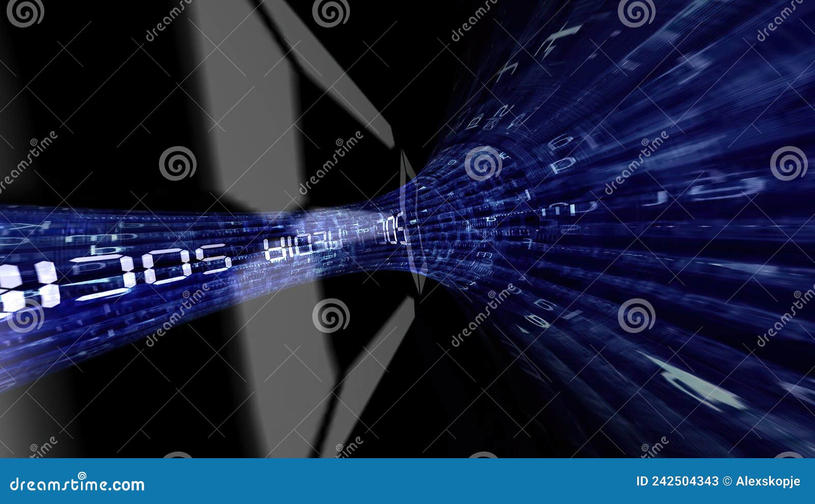 Driving through the Social Media Tunnel Stock Illustration ...