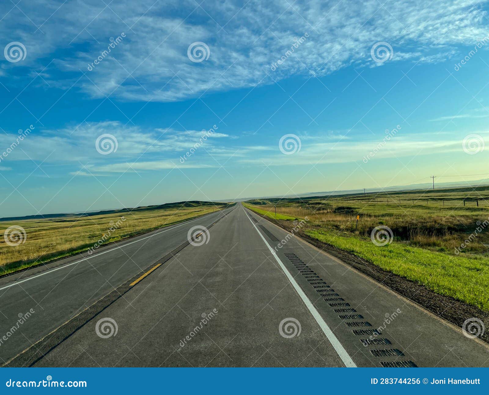 Driving through South Dakota on Highway 85 Stock Photo - Image of ...
