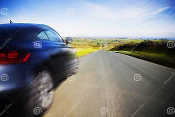 Driving at speed stock image. Image of action, copyspace - 6124335