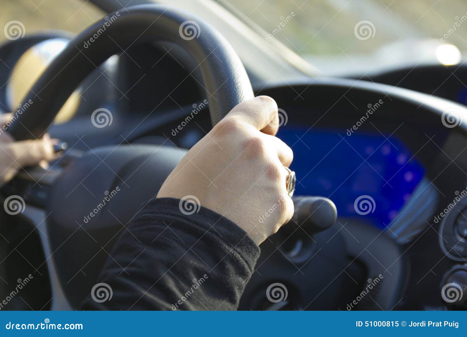 Driving a Steering Wheel Car Stock Image - Image of white, inside: 51000815