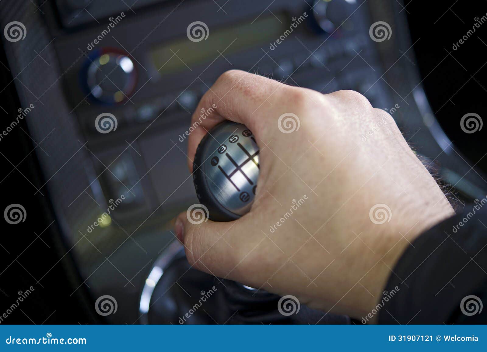 Driving Stick Shift stock image. Image of manual, tech - 31907121