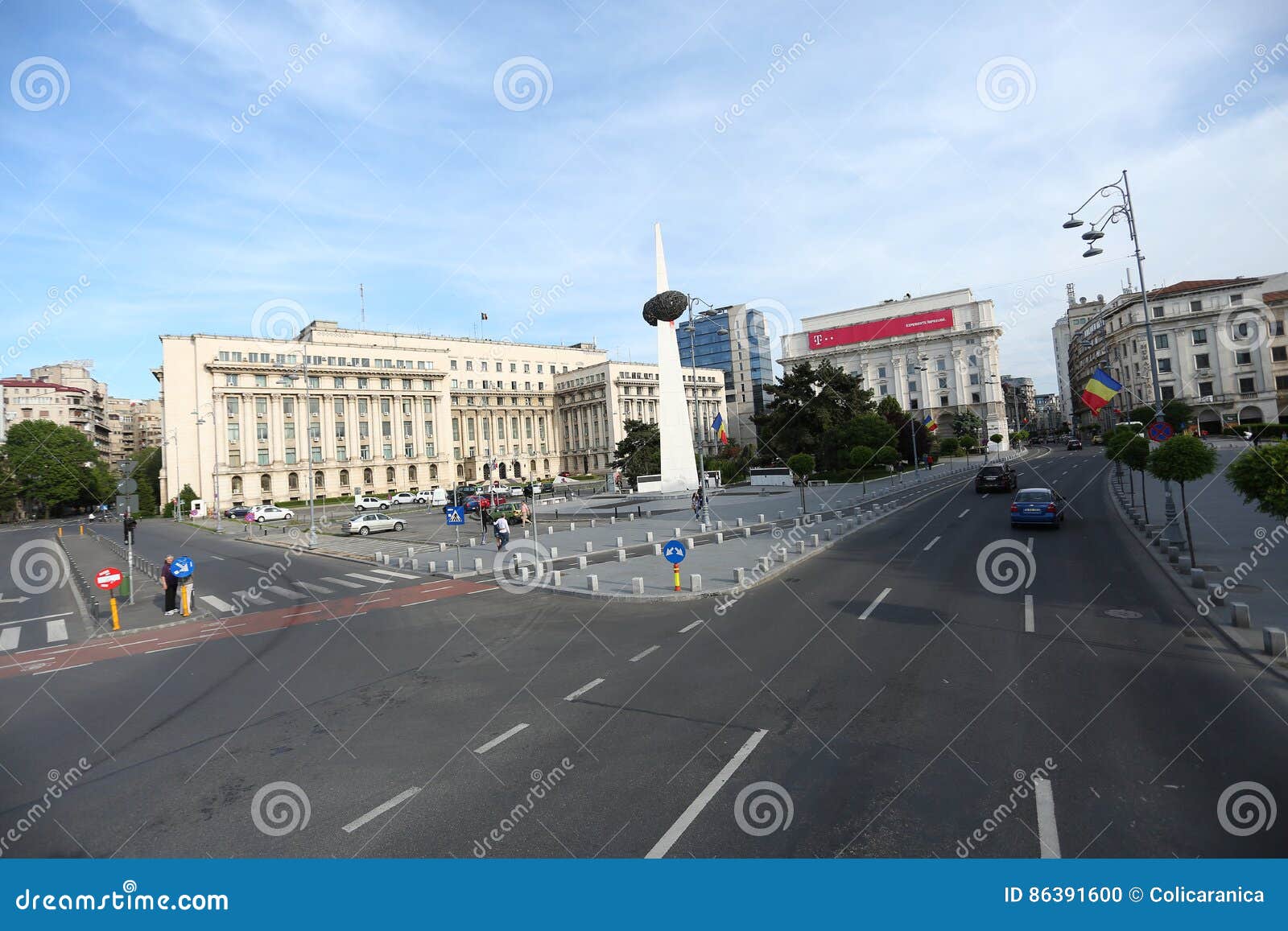 Driving on the Streets of Bucharest Editorial Image - Image of street ...