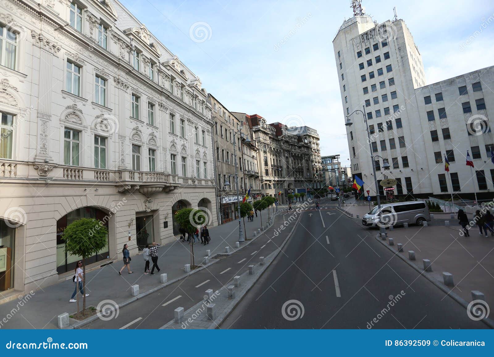 Driving on the Streets of Bucharest Editorial Stock Image - Image of ...