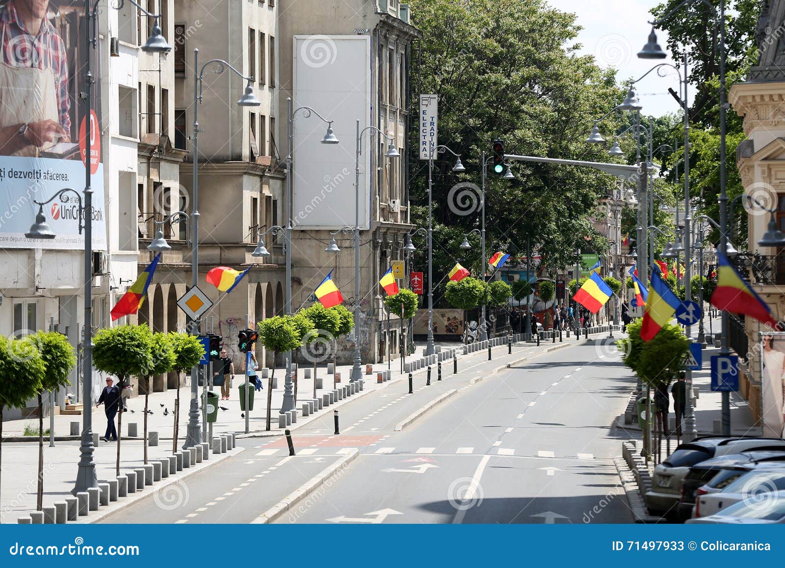 Driving on the Streets of Bucharest Editorial Stock Photo - Image of ...