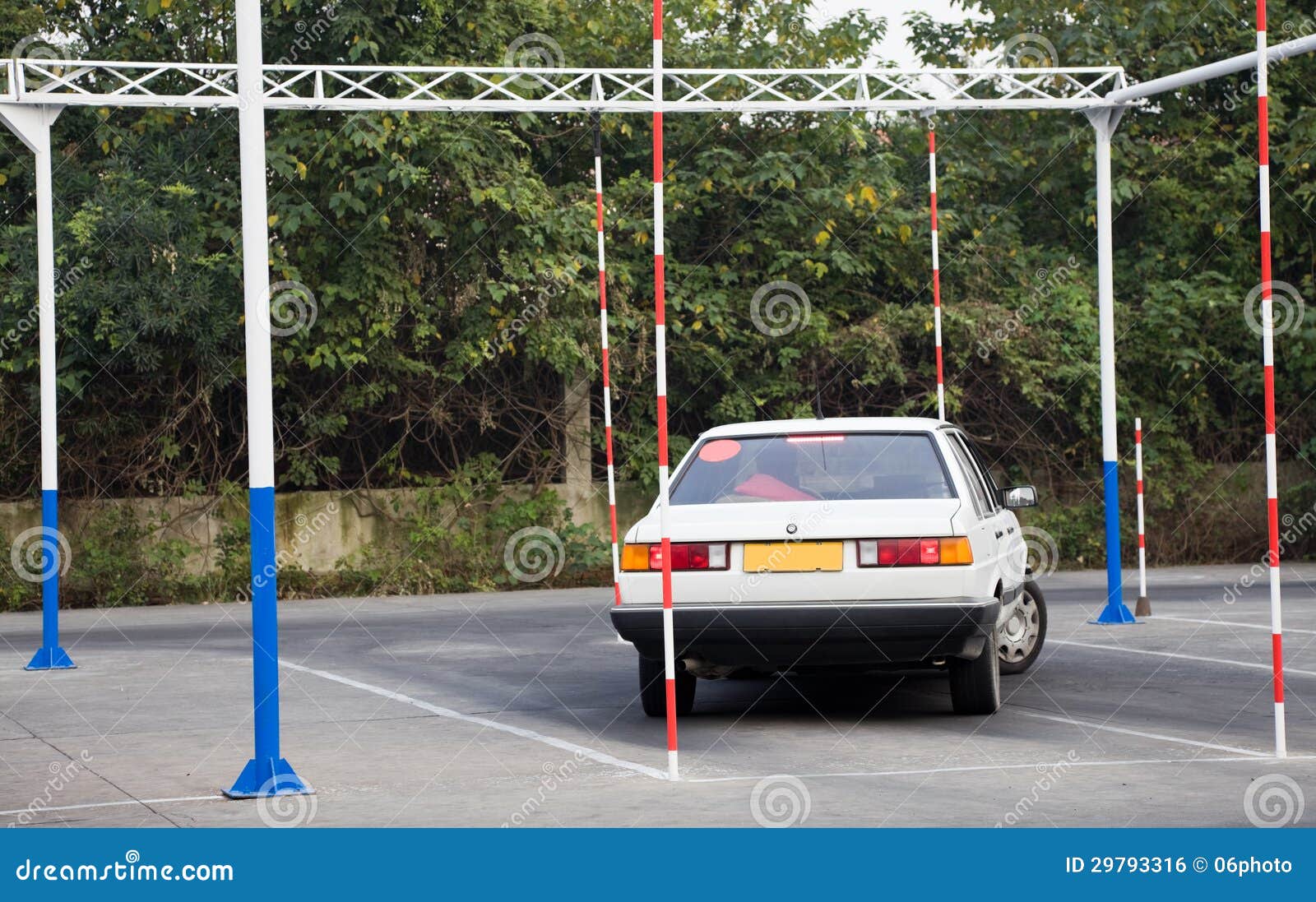 The Driving Test Training Field Stock Photo - Image of parking, careful ...