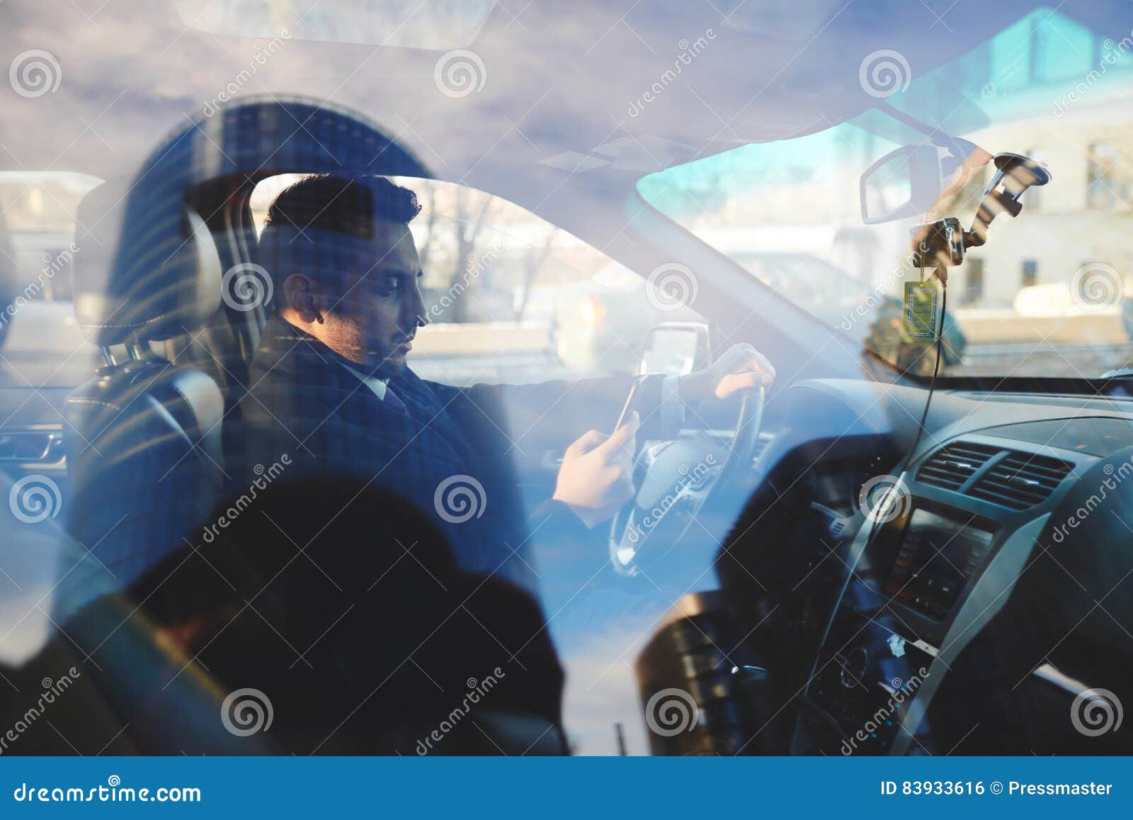 Driving to work stock photo. Image of style, employee - 83933616