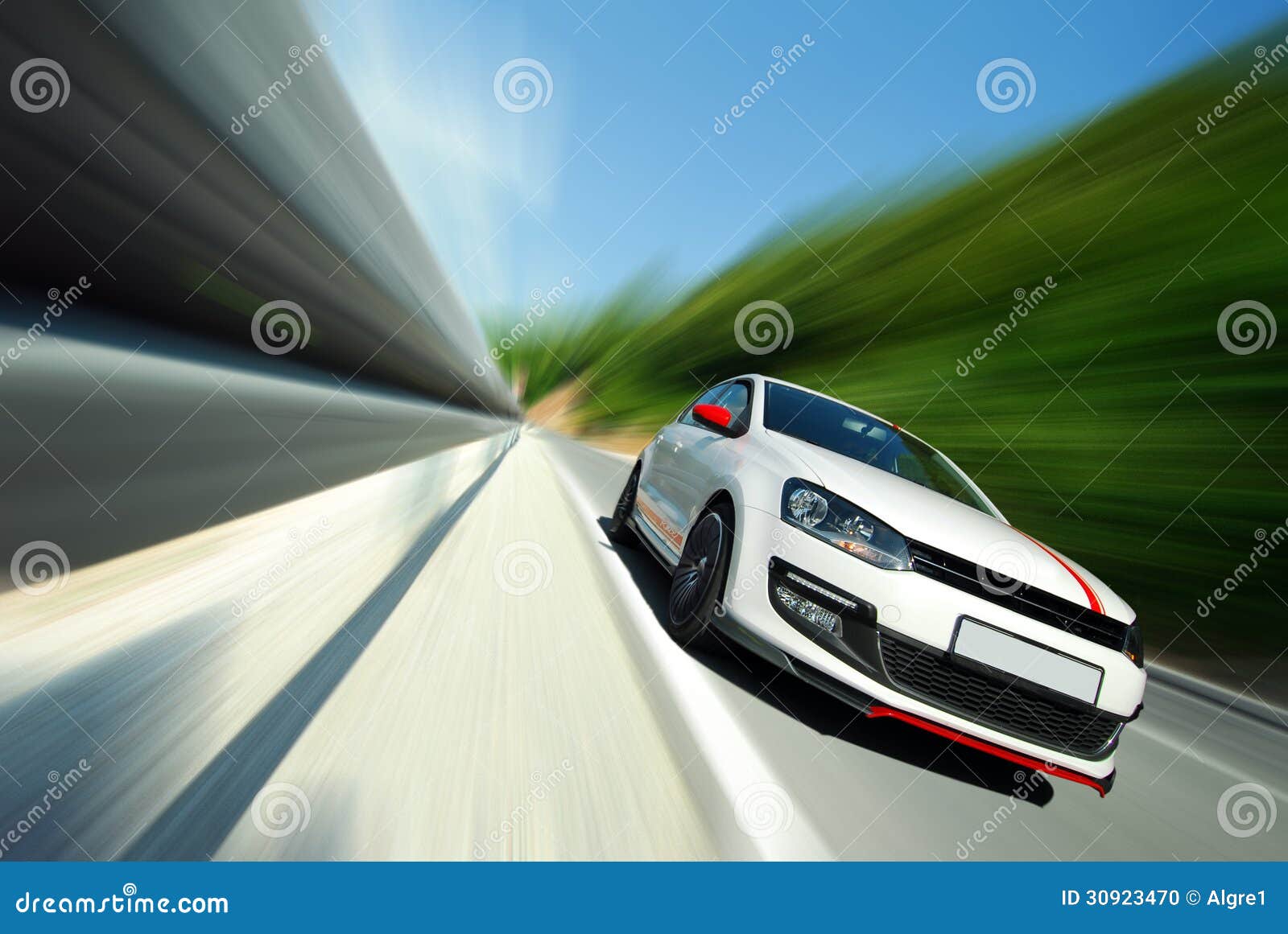 Driving too fast stock photo. Image of modern, grill - 30923470