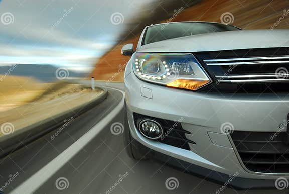 Driving too fast stock image. Image of fast, spotlight - 30777373