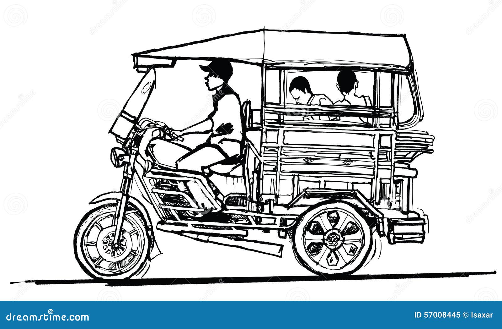 Tuk Tuk Coloring Pages Coloring Pages