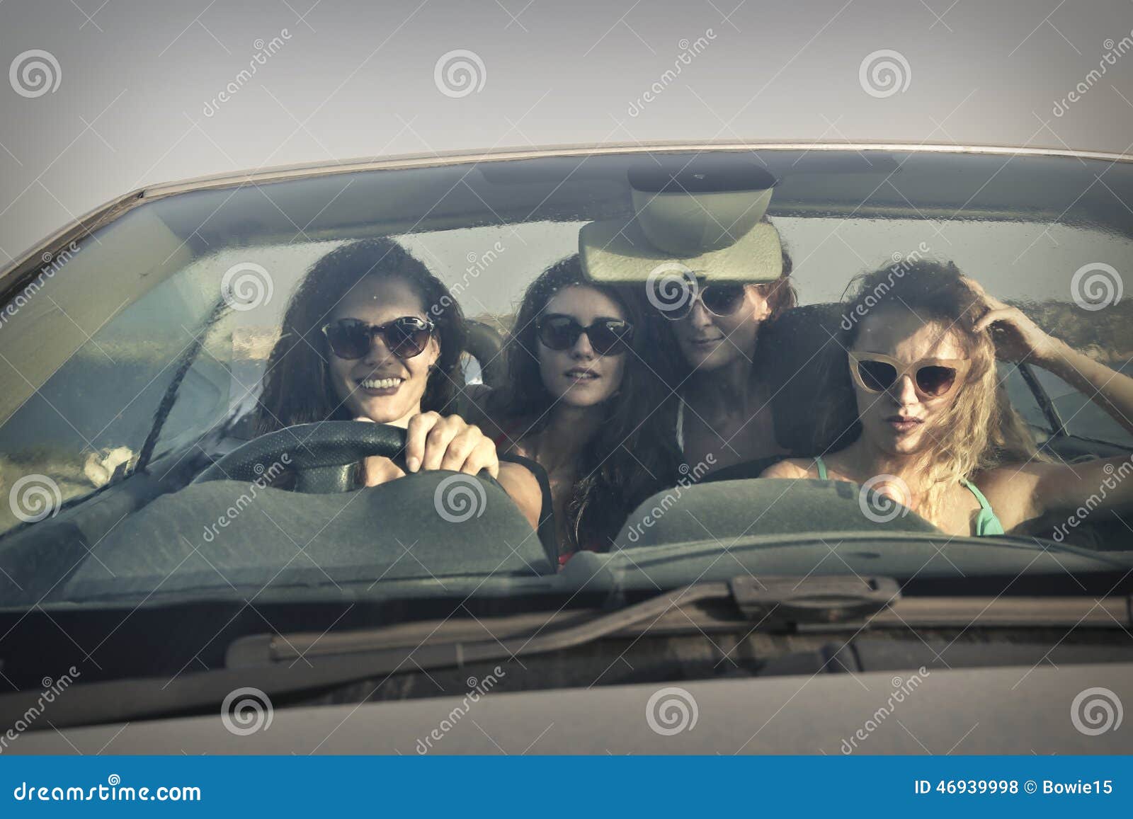 Driving on vacation stock photo. Image of friends, caucasian - 46939998