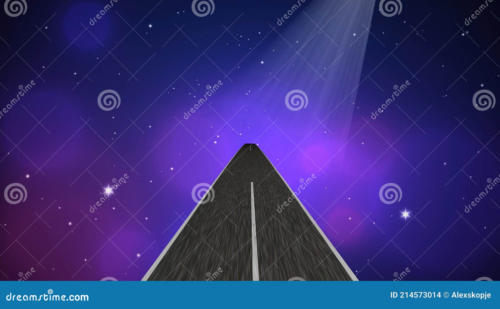 Driving into the World of Fantasy and Illusion Stock Illustration ...