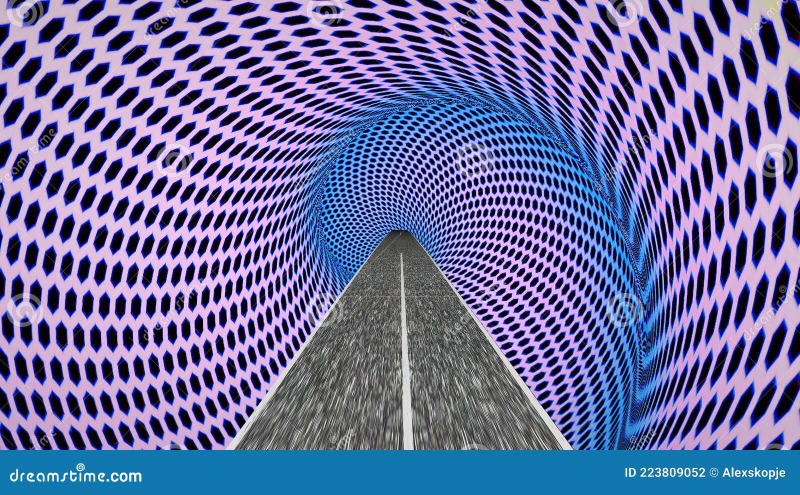 Driving through the World of Illusion Stock Photo - Image of delusion ...