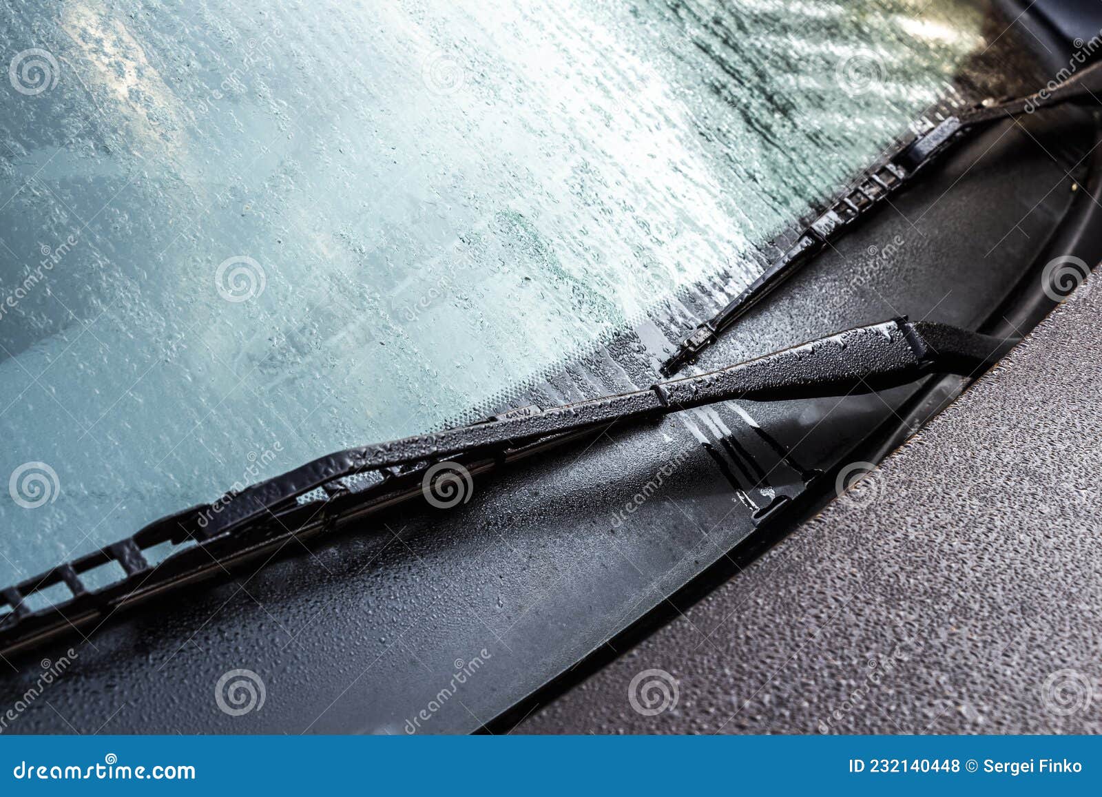 Drizzle on the Surface of the Car Stock Photo - Image of clean, glass ...