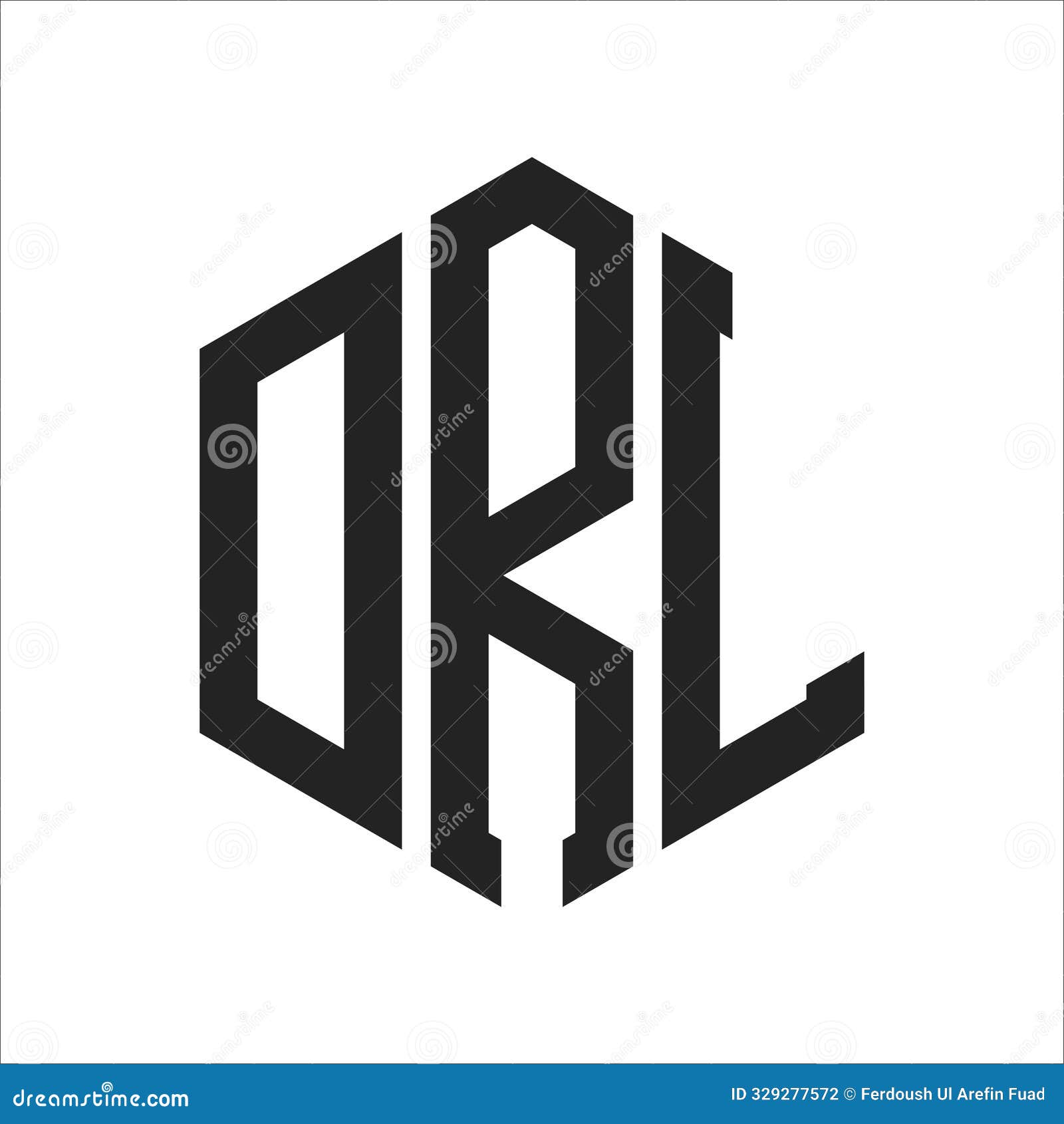 DRL Logo Design. Initial Letter DRL Monogram Logo Using Hexagon Shape ...