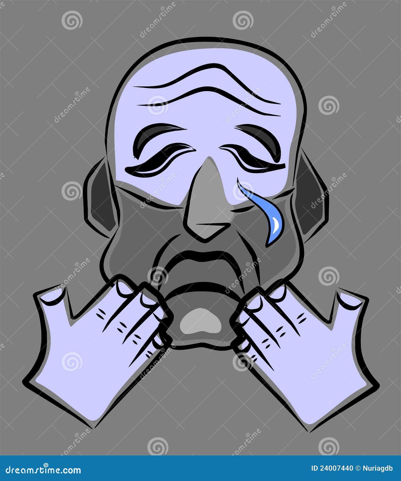 Disconsolately Stock Illustrations, Vectors, & Clipart – (3 Stock ...