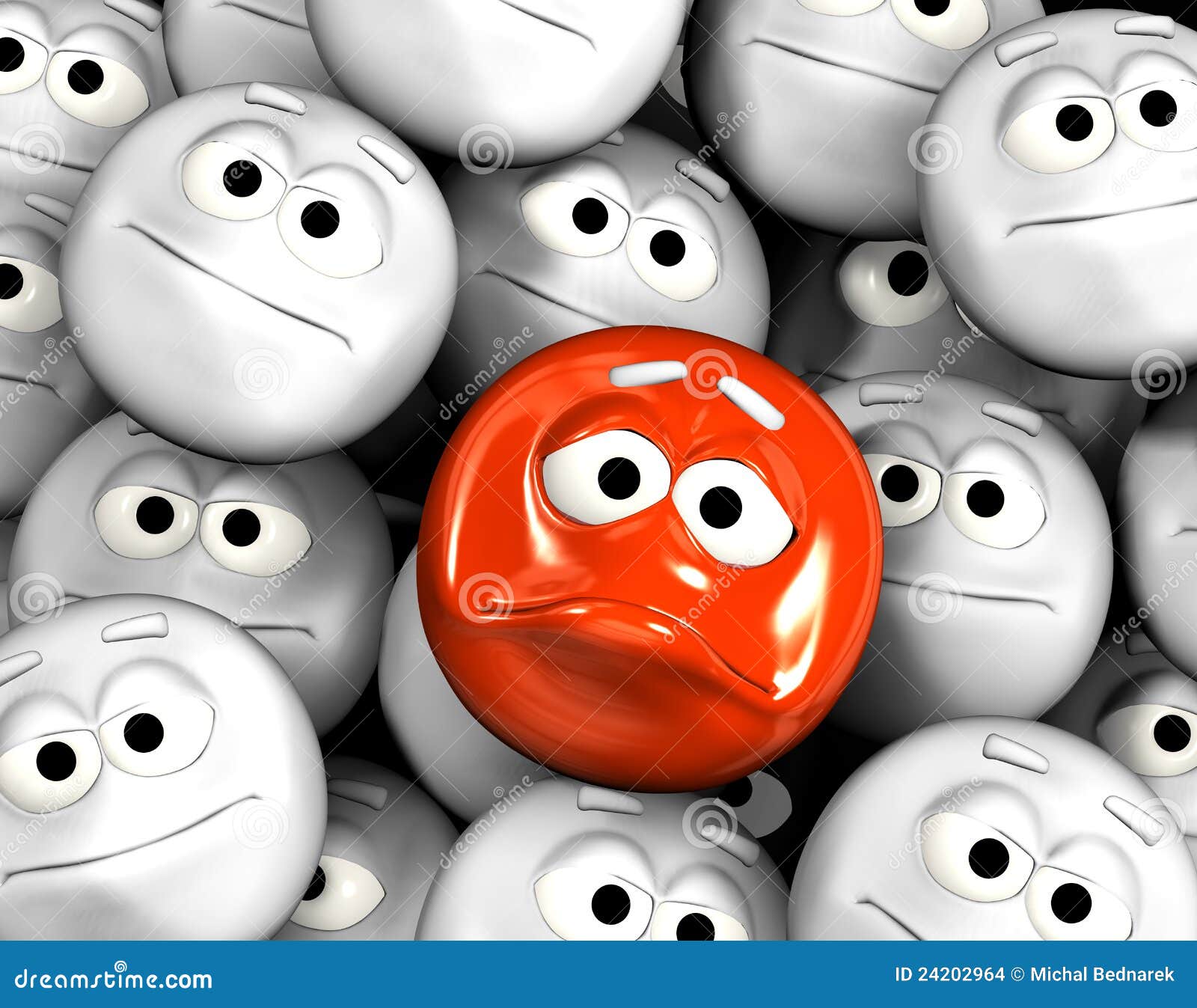 Droevig emoticongezicht stock illustratie. Illustration of boos - 24202964