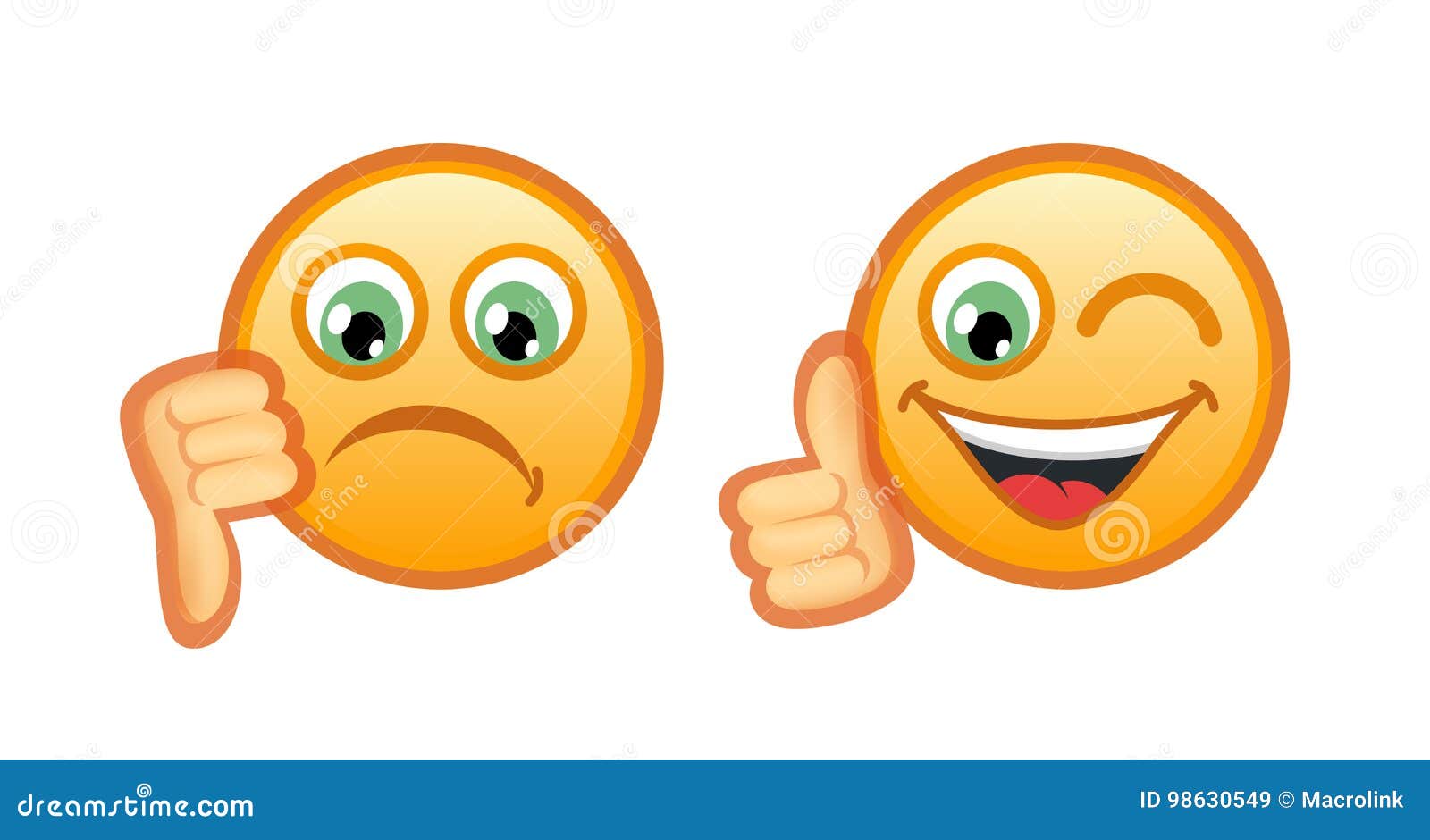 Droevig en Joy Smileys vector illustratie. Illustration of begrip ...