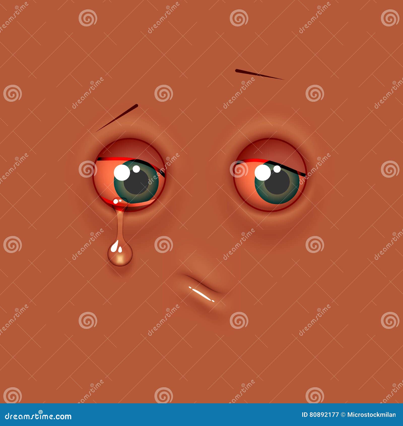 Droevige emoticonemoji vector illustratie. Illustration of ontwerp ...