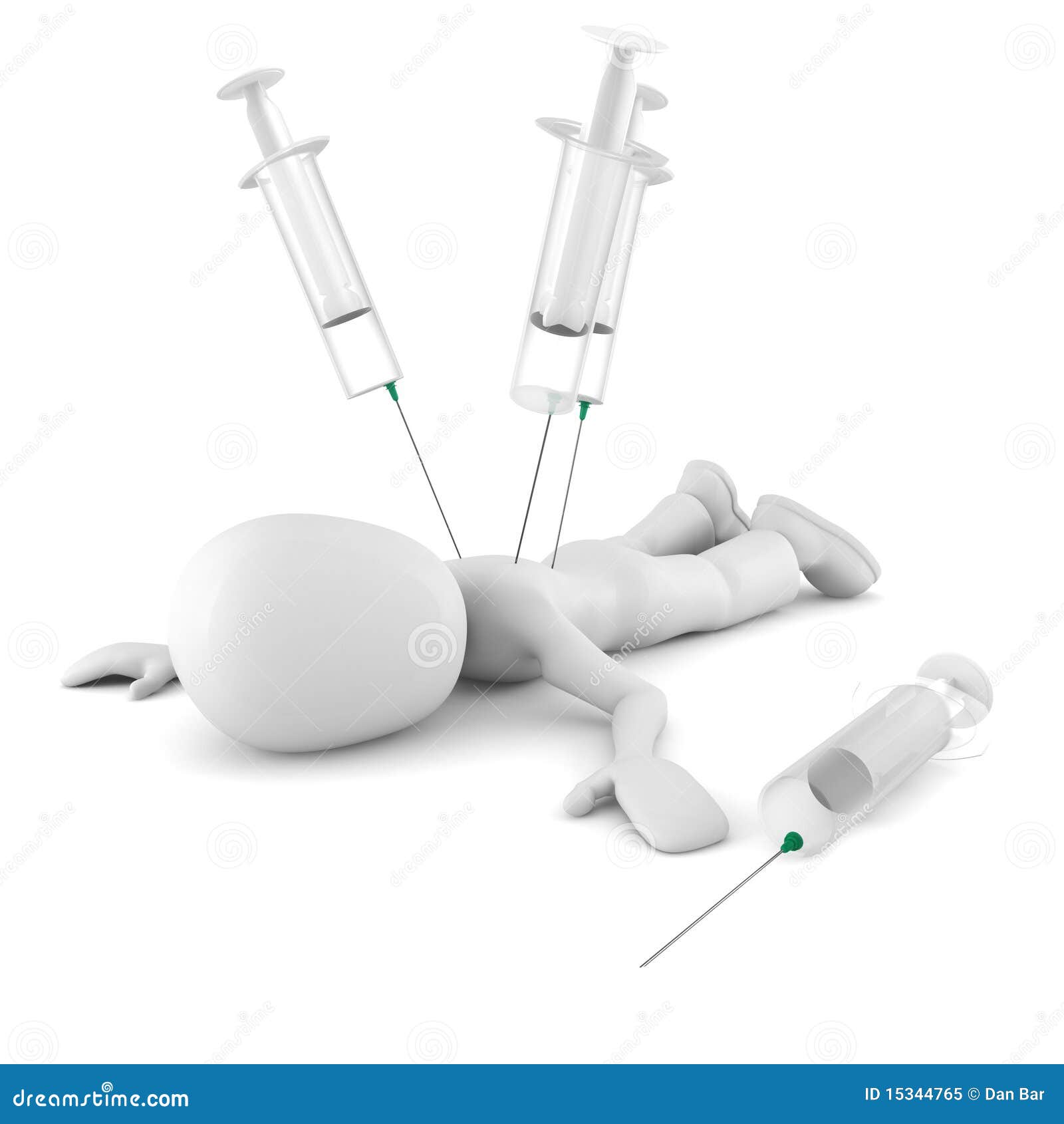 Drogadicto del hombre 3d stock de ilustración. Ilustración de rinda ...