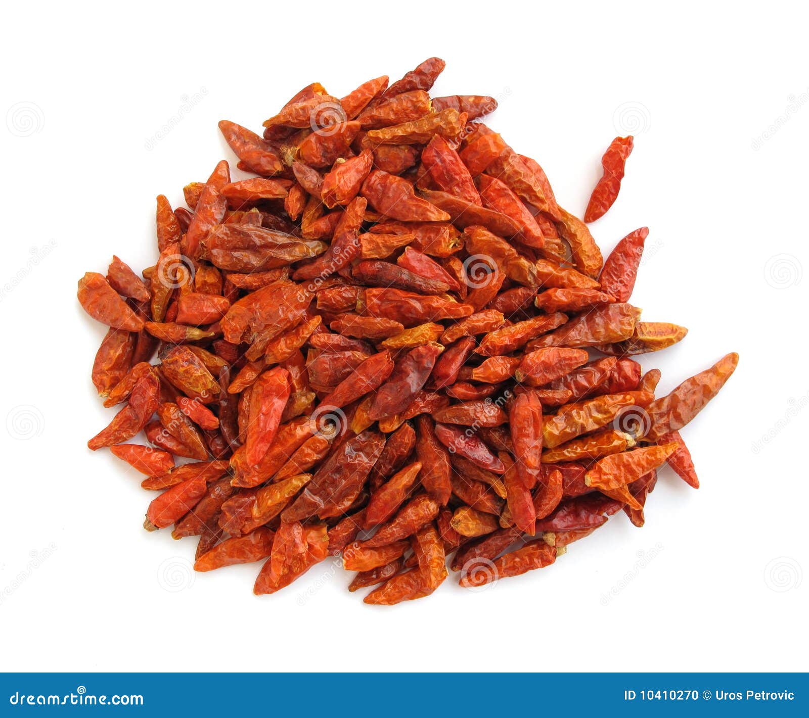 Droge De Peperpaprika Van De Spaanse Peper Stock Foto - Image of rood ...