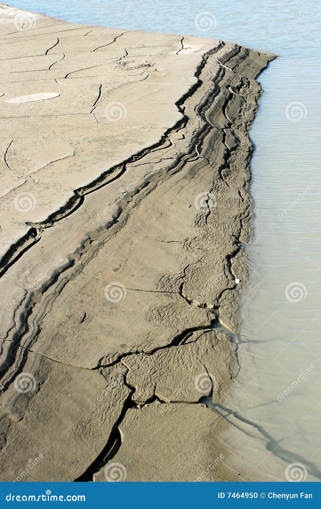 Droge rivier stock foto. Image of samenvatting, kust, verlatenheid ...