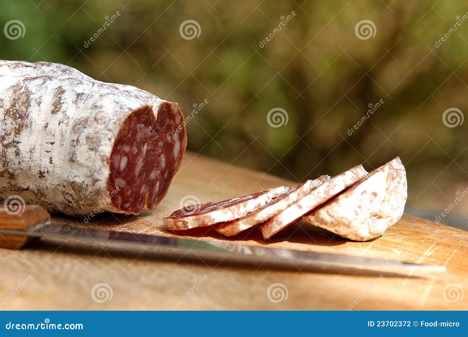 Droge worst stock foto. Image of droog, gebied, raad - 23702372