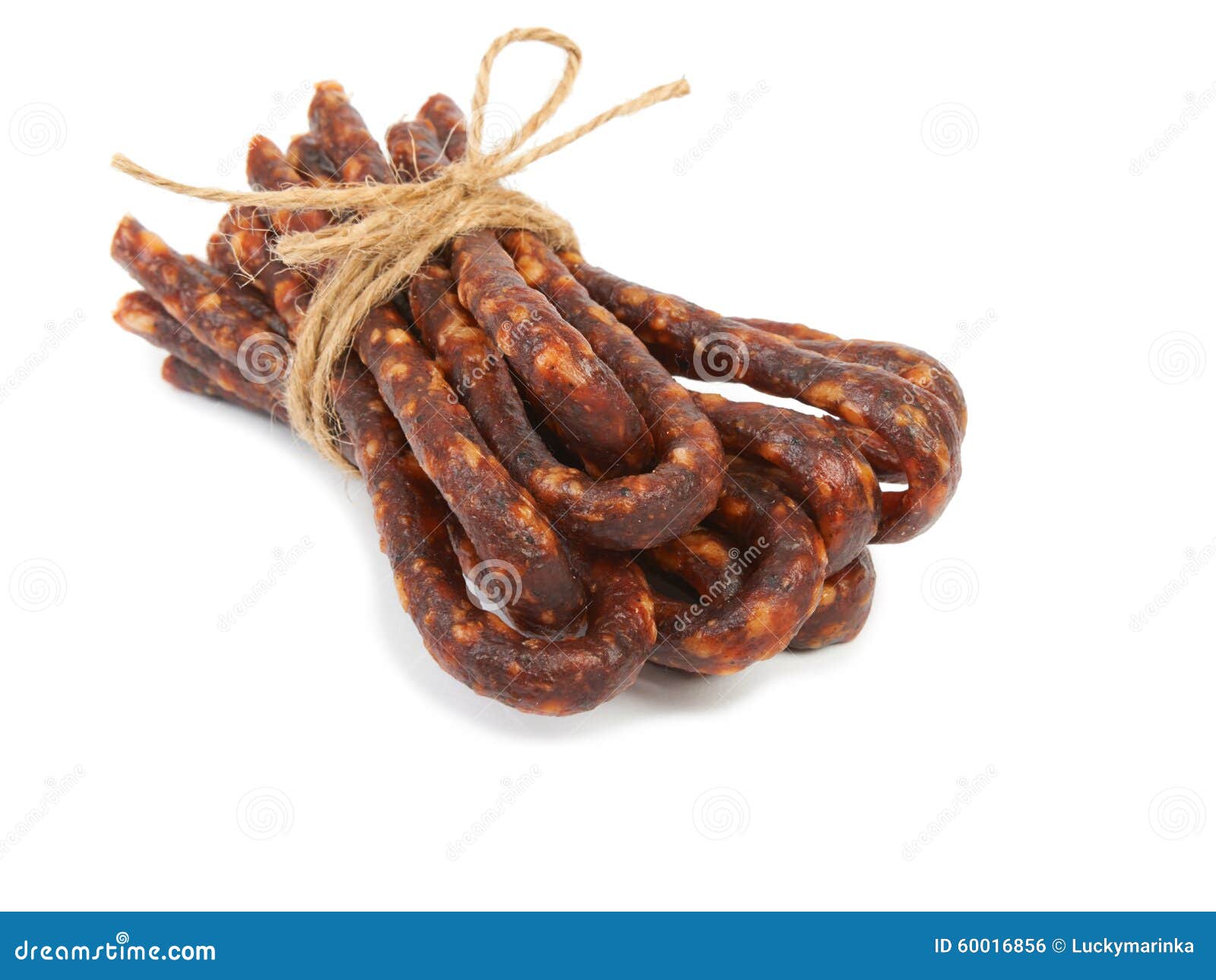 Droge worst stock foto. Image of vlees, ingrediënt, vers - 60016856