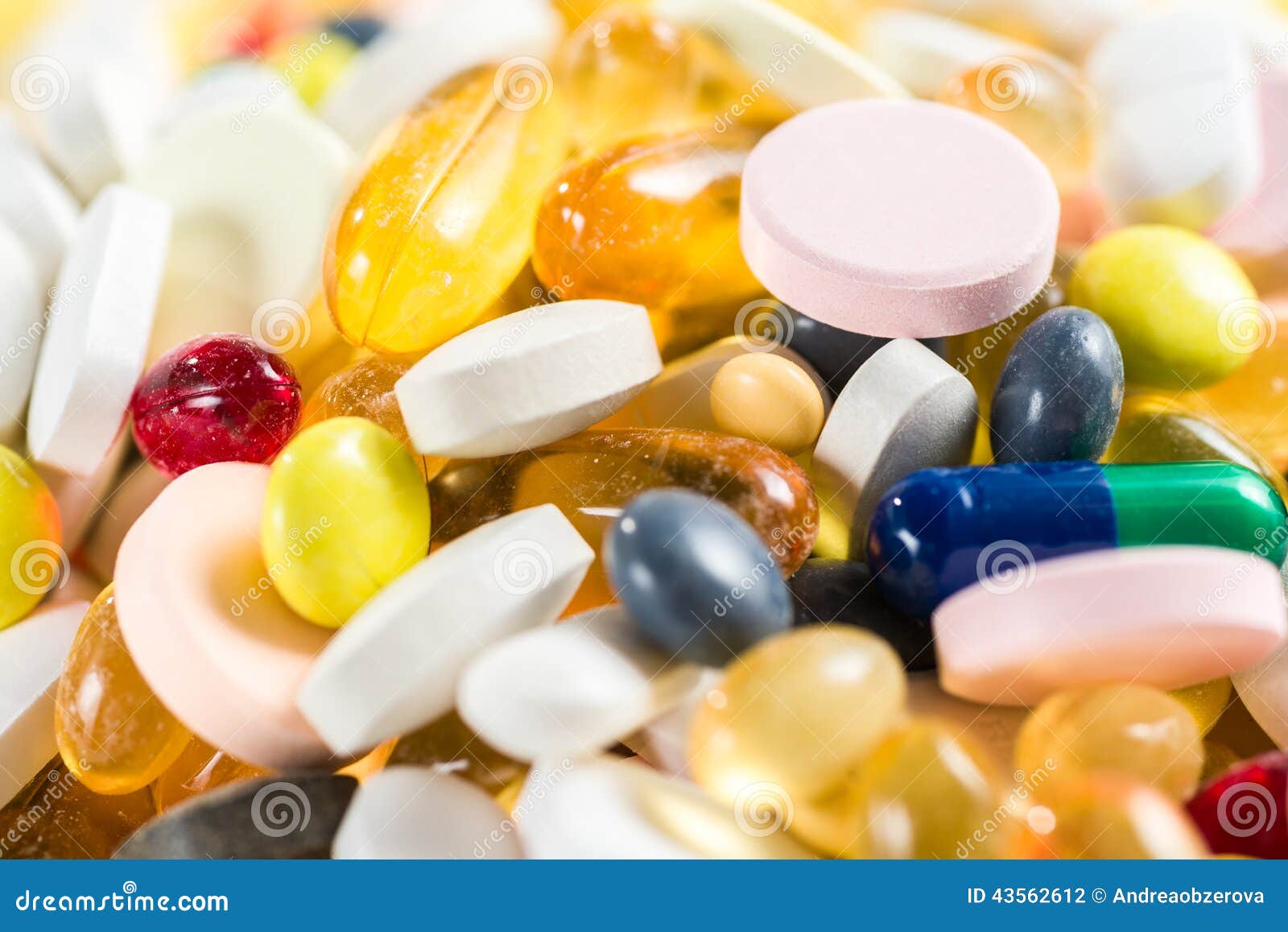 Droghe Medicinali, Pillole E Capsule E Compresse Fotografia Stock ...