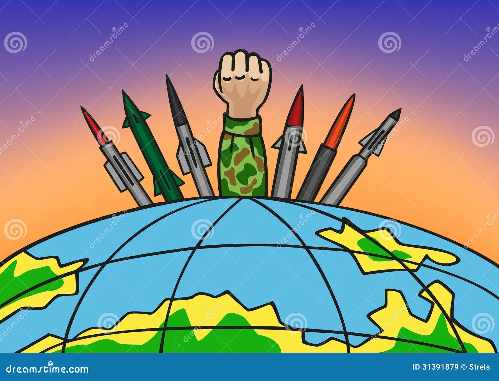 Drohung vektor abbildung. Illustration von bewaffnung - 31391879