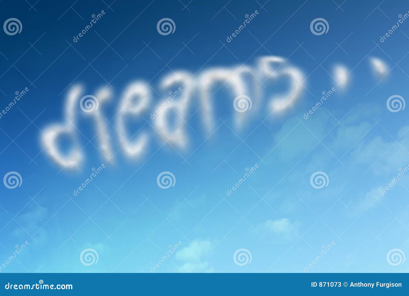 Dromen stock afbeelding. Image of sereen, verblind, glorie - 871073