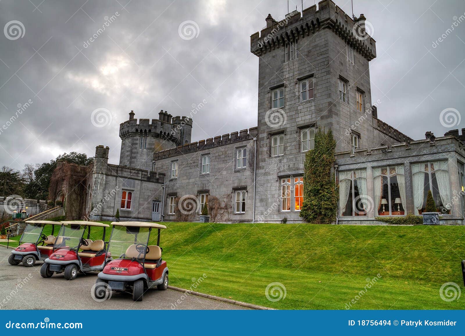 Dromoland Castle HDR stock photo. Image of evening, dromoland - 18756494