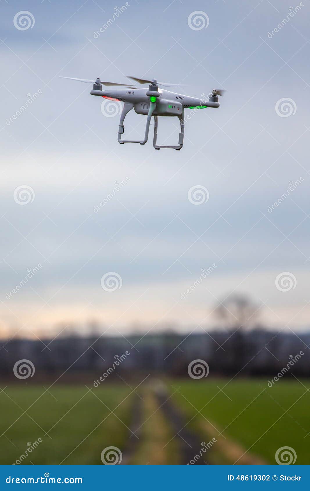 Dron flying free stock photo. Image of kiev, device, quadrocopter ...