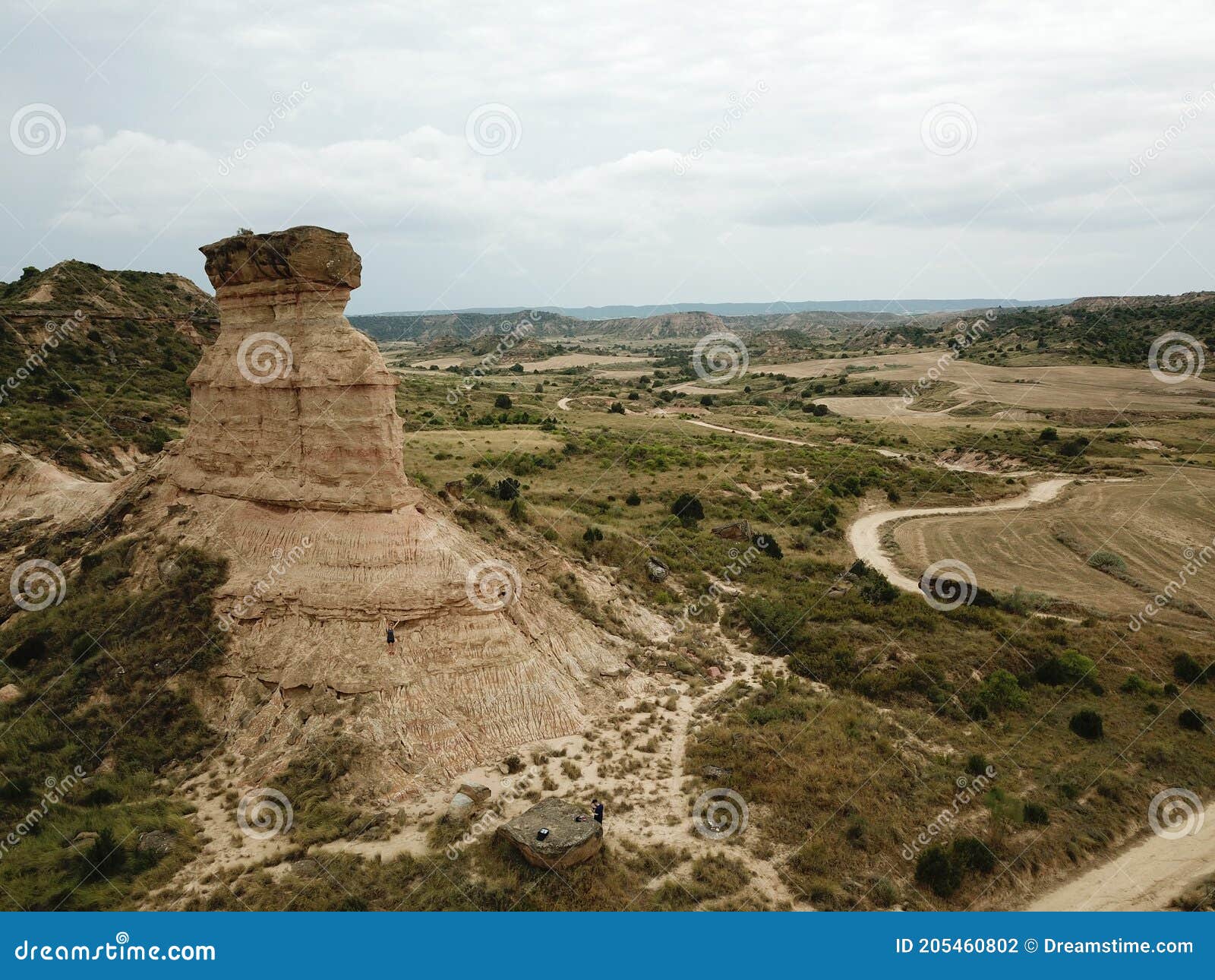 Dron View of a Geologic Formation. Stock Photo - Image of landscape ...
