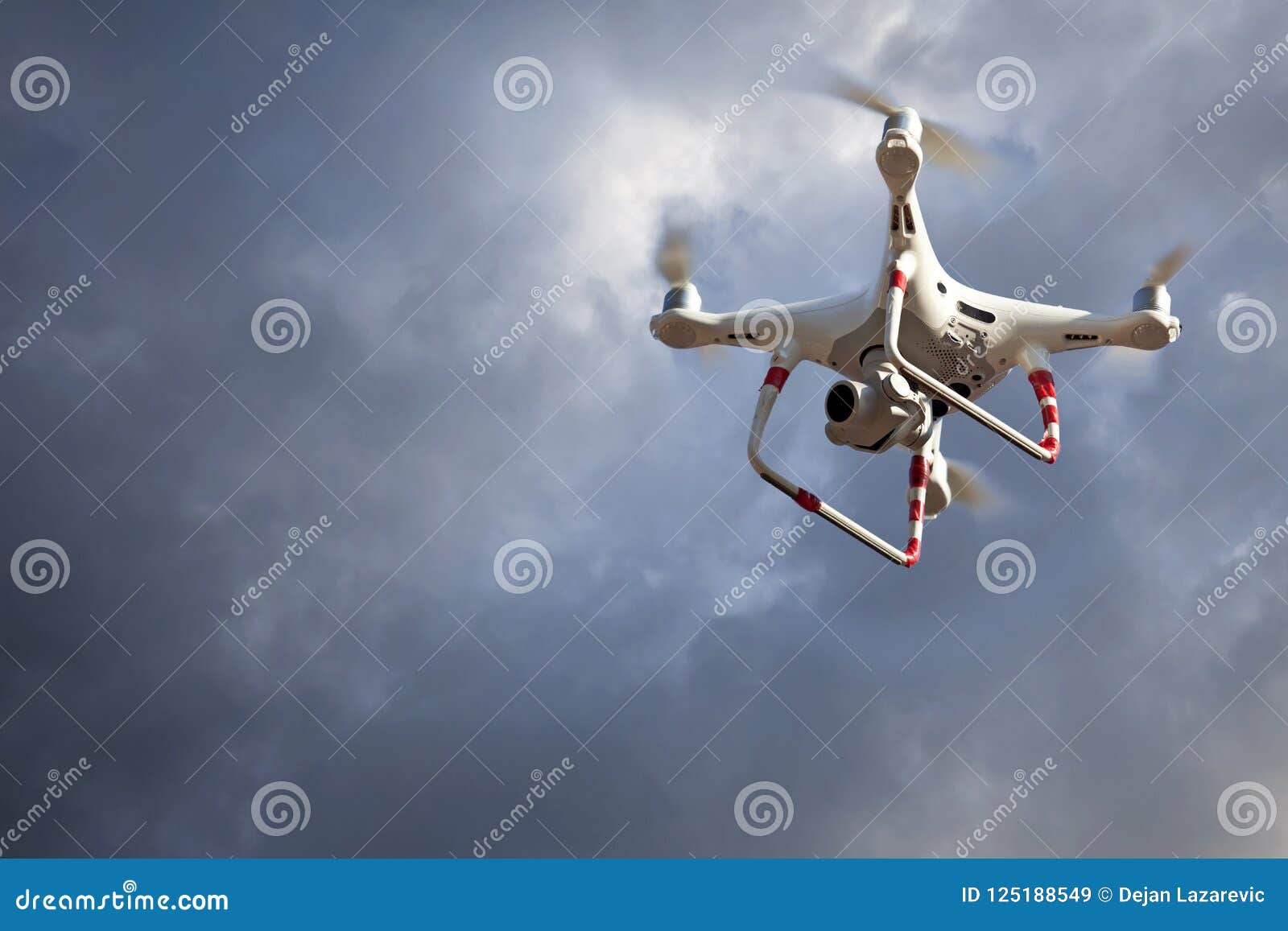 Drone in action stock image. Image of flight, remote - 125188549