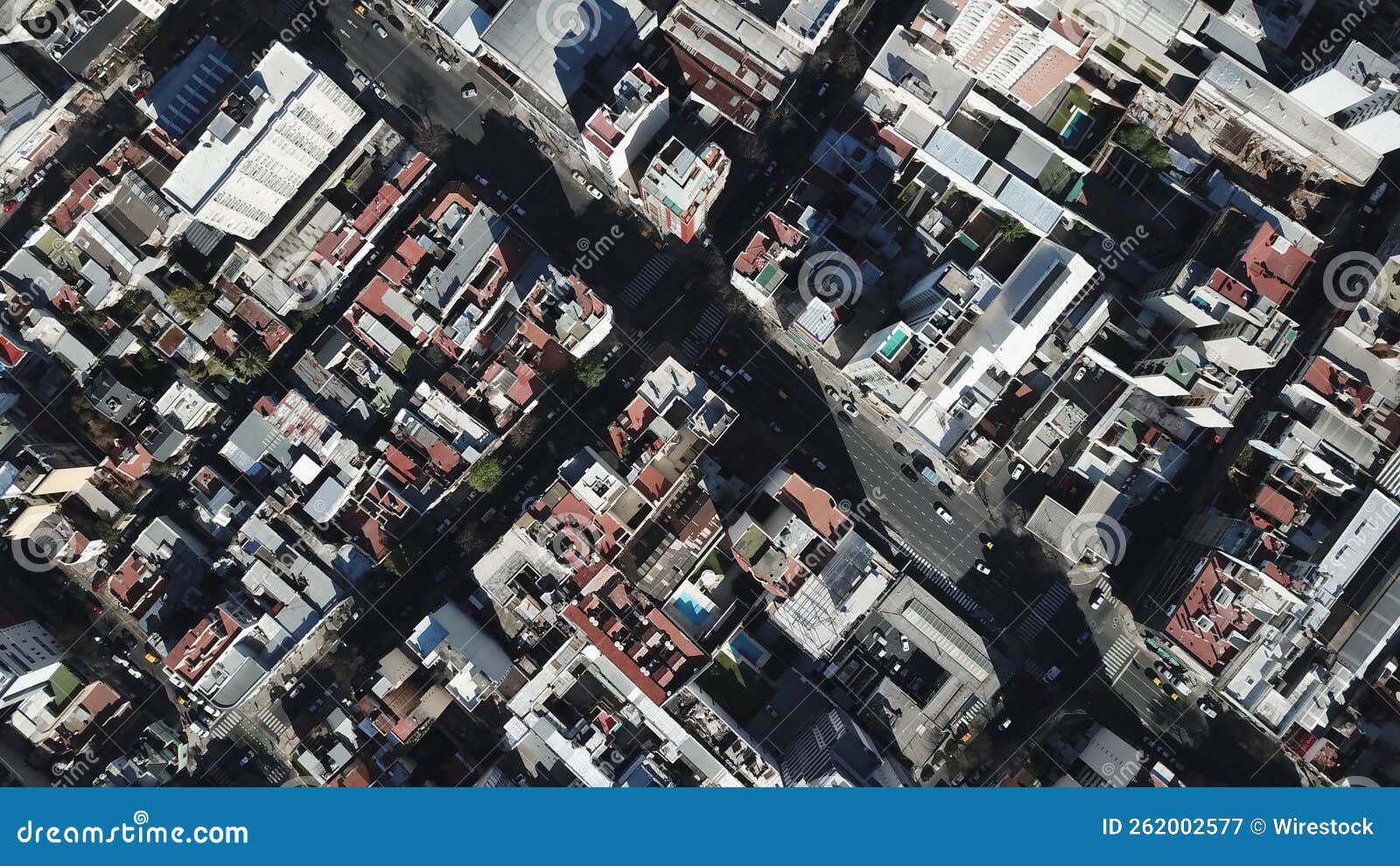 Aerial View of the Buildings of a City Stock Image - Image of view ...