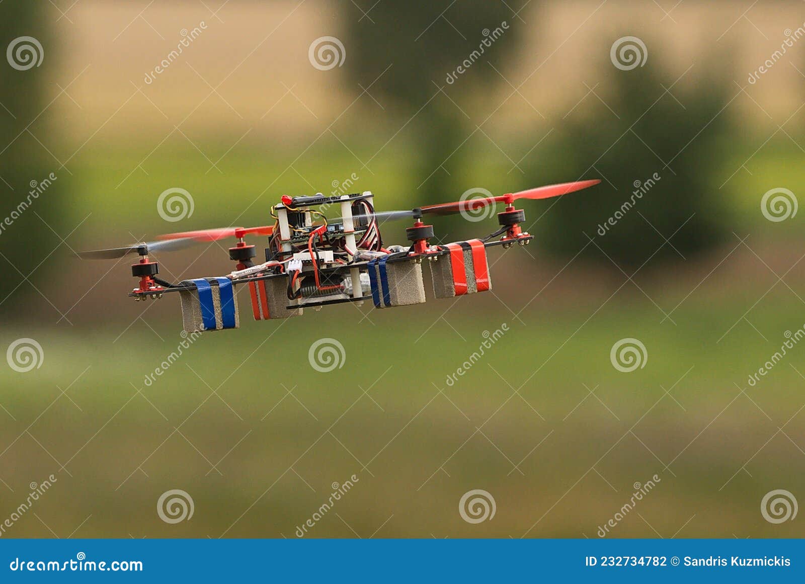 Drone in Aero Modelling Show Stock Photo - Image of flight, model ...
