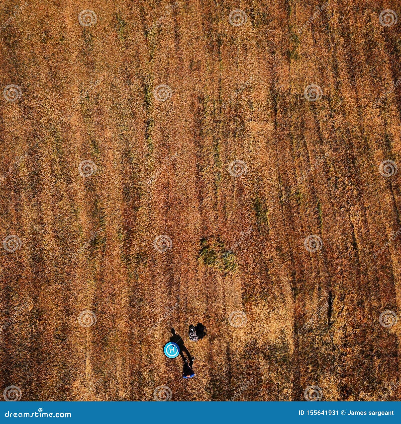 Drone Arial Shot , Field Drones View from Above Stock Image - Image of ...