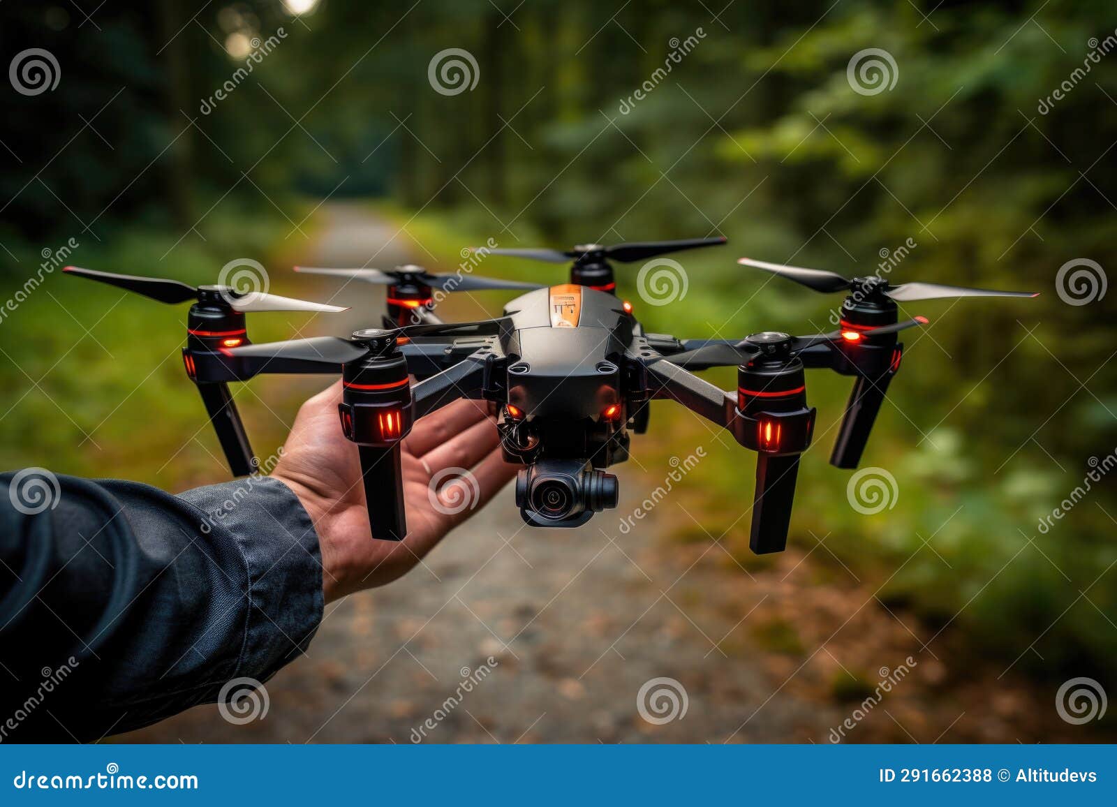 Drone with a Beginners Guide To Drone Piloting Stock Photo - Image of ...