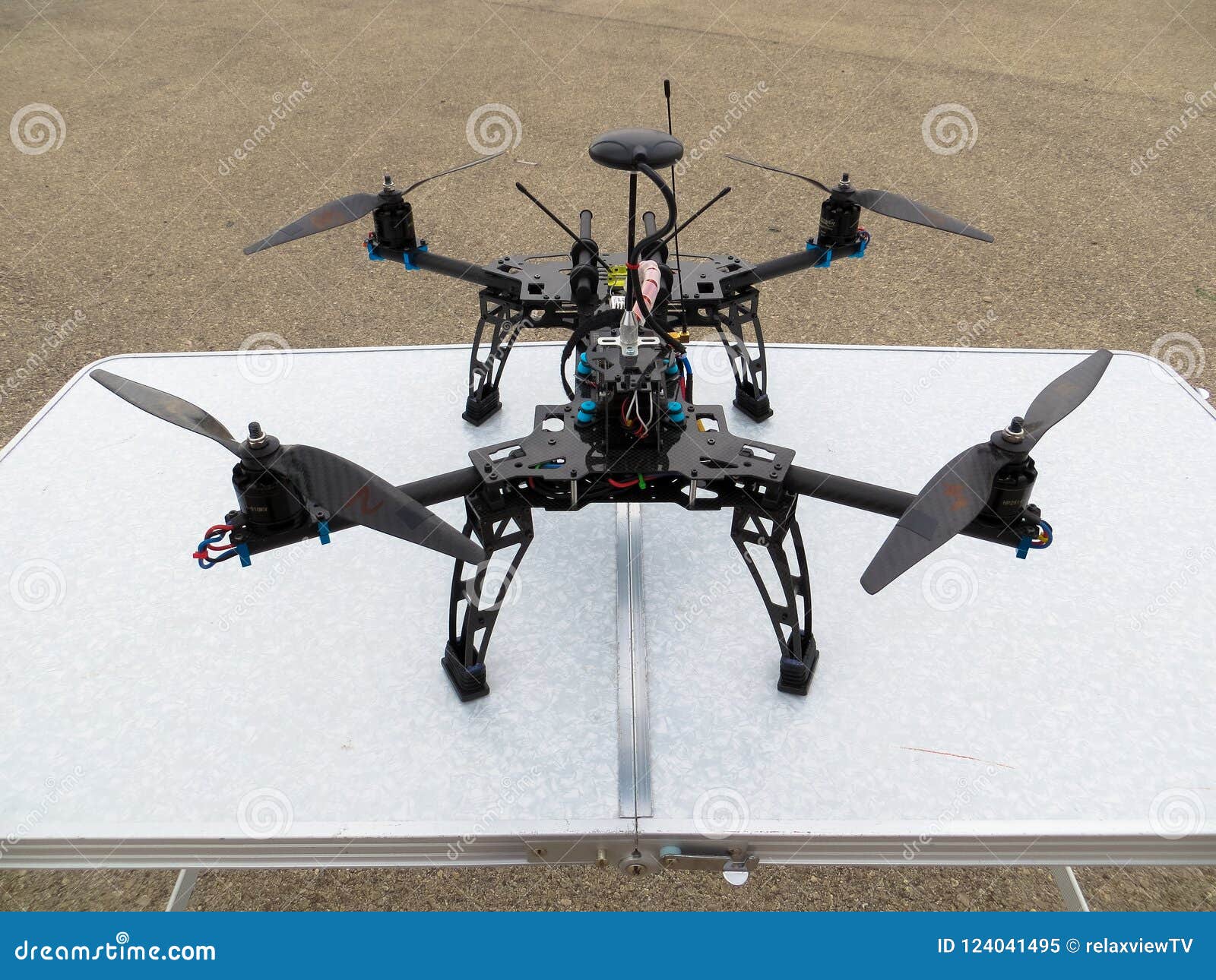 Drone Building Process and Assembly of Electronic Parts for a Q Stock ...