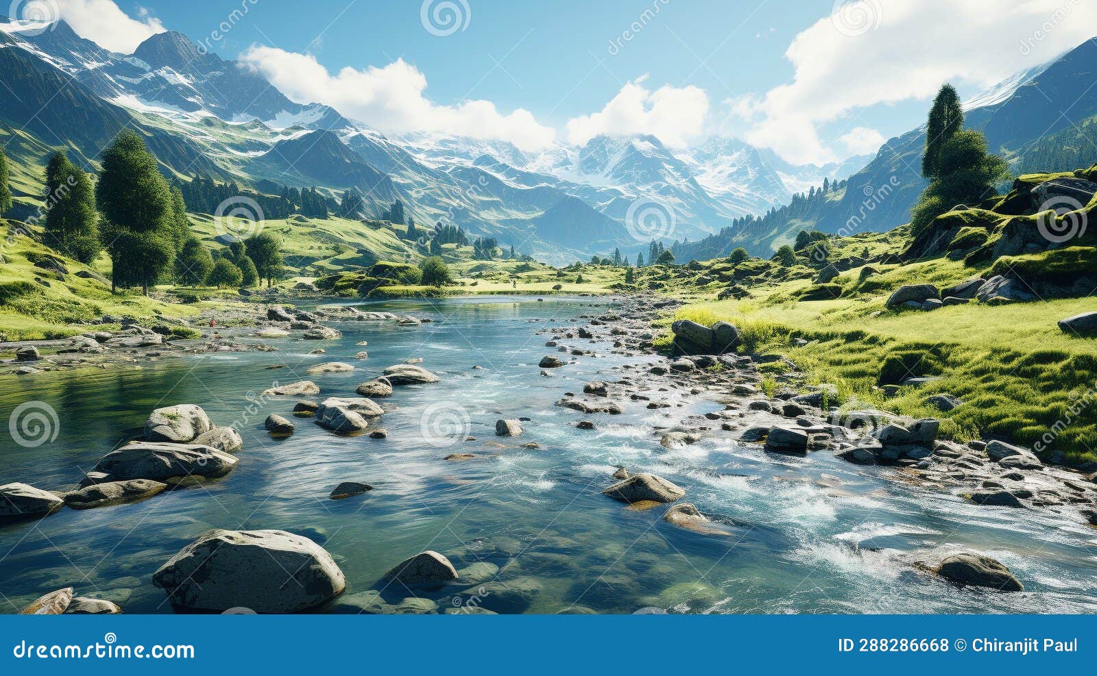 Drone Captures Tranquil Beauty in Nature High Above Mountain Range ...