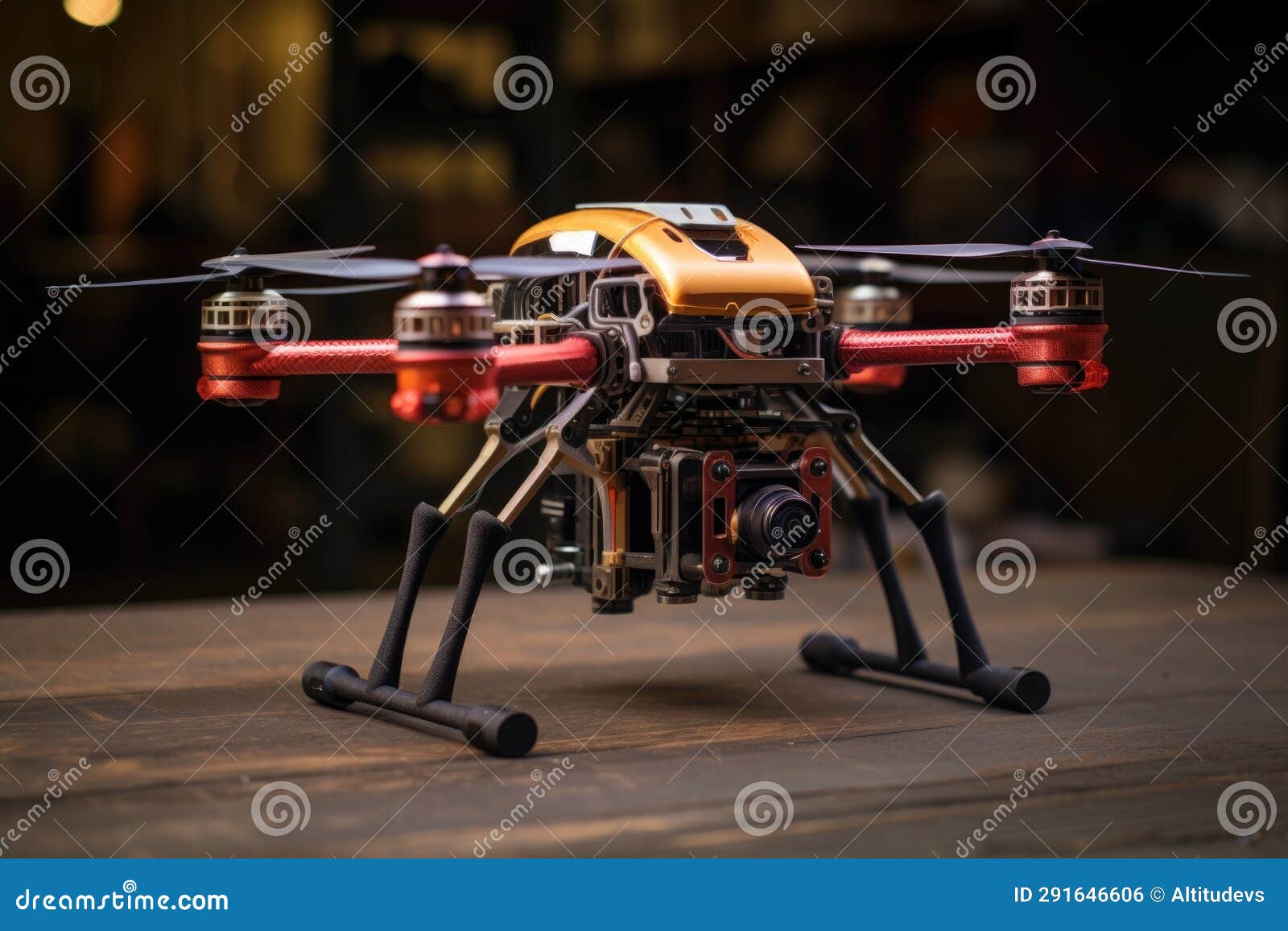 A Drone Constructed According To Open-source Principles Stock Photo ...
